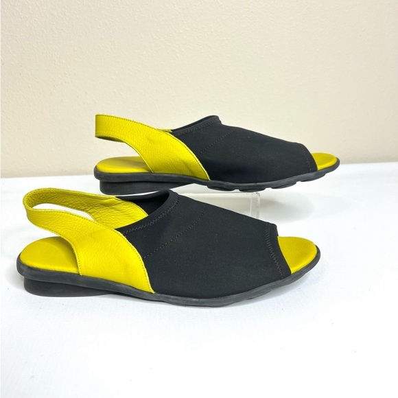 Arche | Shoes | Arche Sandals Dajac Neon Yellow And Black | Poshmark
